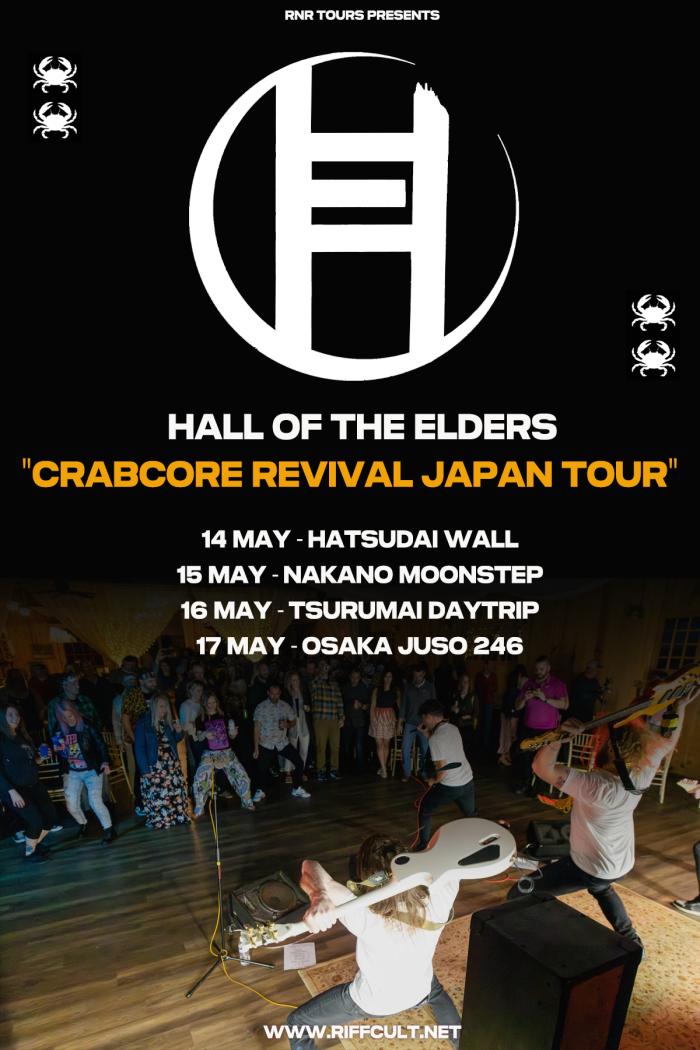 Hall of the Elders - CRABCORE REVIVAL JAPAN TOUR | Heavy Metal Tour（ヘヴィ ...