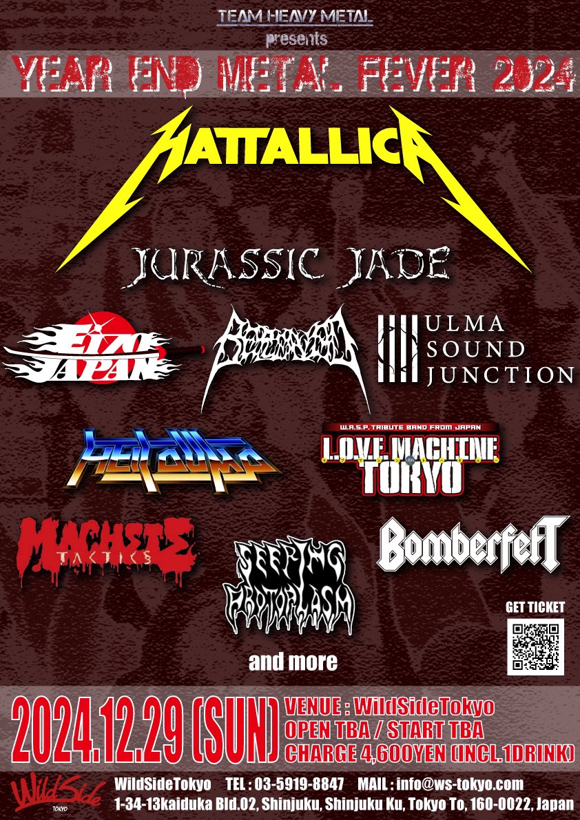 TEAM HEAVY METAL presents YEAR END METAL FEVER 2024 | Heavy Metal Tour ...